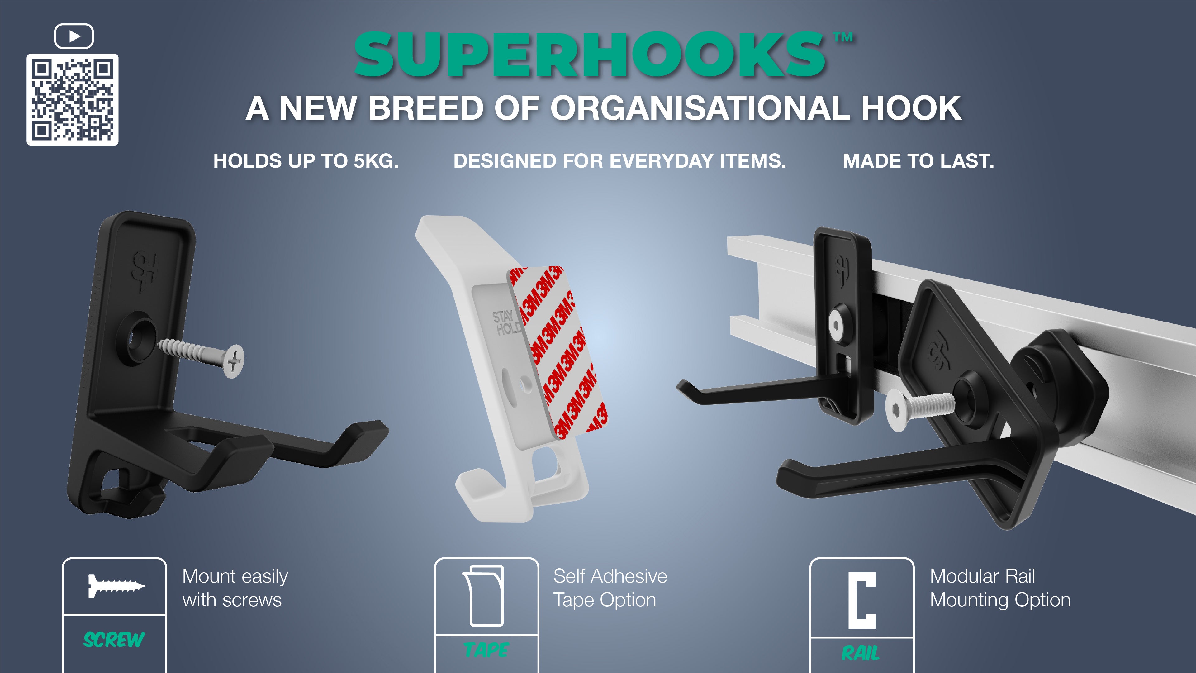 SUPERHOOKS™ by Stayhold – SUPERHOOKS™ - Modern Hooks For A Modern World